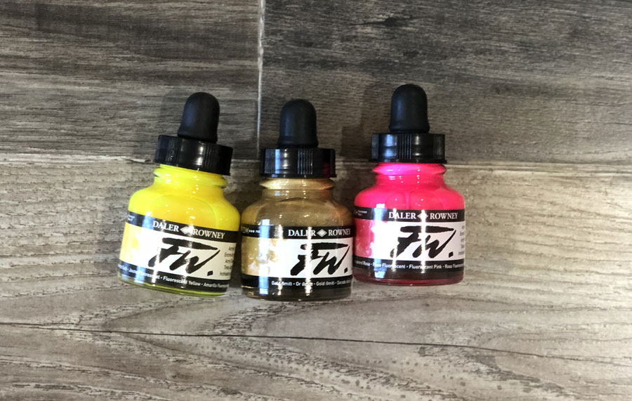 Fun Neon Spray from Acrylic Ink – Paint It Bright